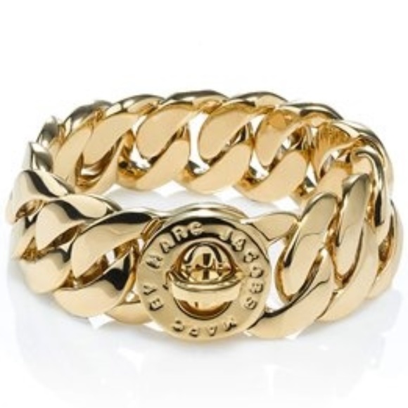Marc By Marc Jacobs | Jewelry | Nwt Marc Jacobs Gold Katie Turnlock ...